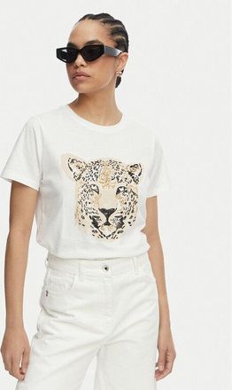 Lola Casademunt T-Shirt MS2615009 Wei&szlig; Regular Fit