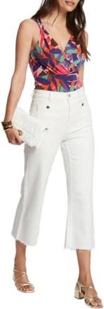 Morgan Femme Débardeur imprimé col Cache coeur 241-DAROV/MULTICO/XS