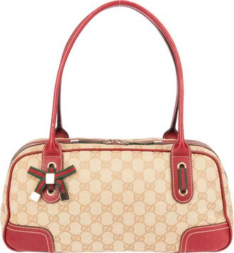Gucci Crossbody Bags - Gucci GG Monogram Princy Handbag - Gr. unisize - in Beige - für Damen