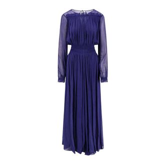 Joseph Olivia Viscose Crinkle Dress - Femme - Robes - Violet - Taille: 34 FR