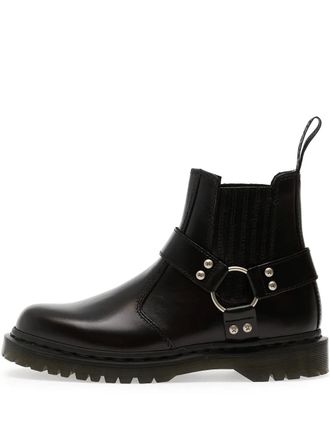 Dr. Martens bottines 2976 &agrave; d&eacute;tail de harnais - Noir
