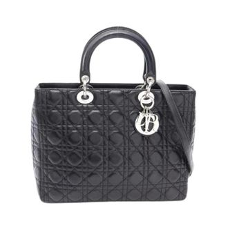 Dior Pre-owned Cuir sacs-dior - Femme - Pre-owned - Noir - Taille: ONE Size