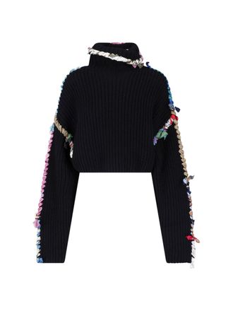 Marine Serre Upcycled Foulard Sweater
