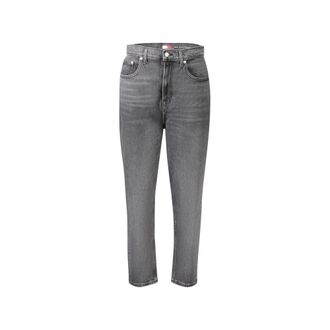 Tommy Hilfiger Femme, Jeans, Noir, Taille: W28 L30 Jeans Straight Fit en Denim de Coton