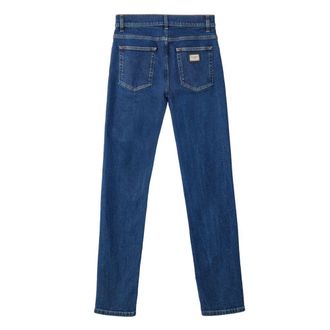 Dolce & Gabbana Mens Blue Cotton Skinny Jeans Clothing