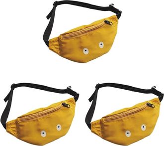 Valiclud 3Pcsbag Camping Reise Lustiges Auge f&uuml;r Tasche Hintern mit Freizeit Kinder Mode- Gelb Reise Neuheit Muster Teenager Gelb H&uuml;fte Brust Oder Kleine M&auml;dch