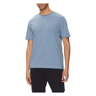 HUGO BOSS Homme, Tops, Bleu, Taille: M T-shirt &agrave; rayures TalesStripe Bleu Casual