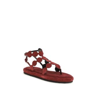 Pierre Hardy Womens Brown Calf Leather Bos Taurus Platform Sandals