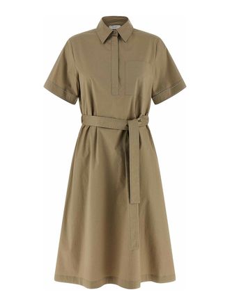 PESERICO Robe Au Genou - Vert