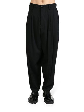 Yohji Yamamoto 8 Tucks trousers - Noir