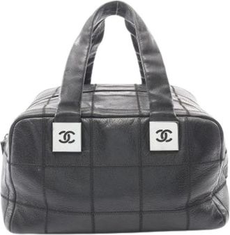 Chanel Sac &agrave; main Chanel Pre-owned Chocolate Bar - Femme - Pre-owned - Noir - Taille: ONE Size