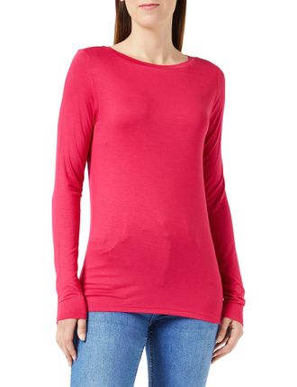 Benetton Damen M/L 3Z12D103L T-Shirt, Rot 143, Medium
