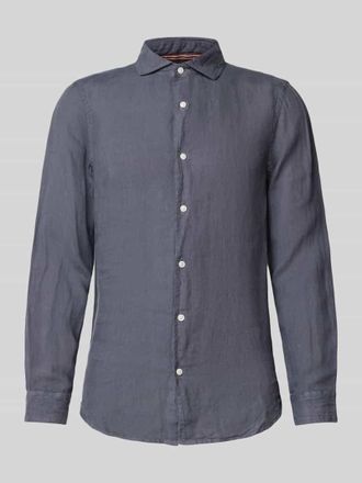 Superdry Regular Fit Leinenhemd mit Haifischkragen Modell Vacation