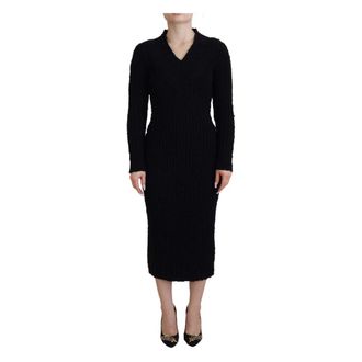 Dolce & Gabbana Midi Kleider - - Dresses - Damen - Schwarzk - L