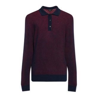 Etro Langarm-Polo - - Tops - Herren - Rot - S