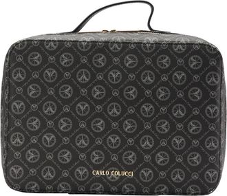 Carlo Colucci Kosmetiktasche zum h&auml;ngen Cramarossa - - Bags - unisex - Schwarzk - ONE SIZE