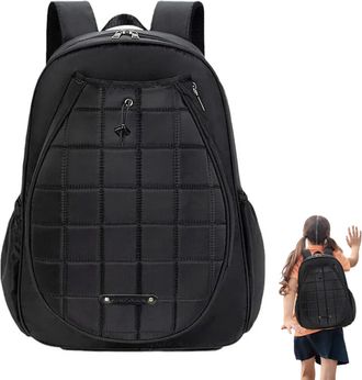 Generico Tennis-Rucksack, tragbar, mit verstellbaren Schulterriemen, mit gro&szlig;em Fassungsverm&ouml;gen f&uuml;r Damen, Herren und Kinder