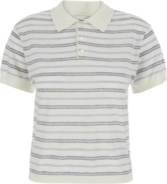 Dunst Femme, Tops, Multicolore, Taille: 42 FR Polo Ray&eacute; en Lin