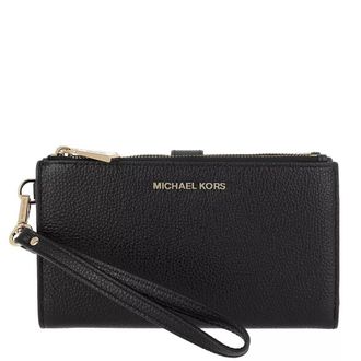 Michael Kors Portemonnaie - Jet Set Dblzp Wristlet - Gr. unisize - in Schwarz - f&uuml;r Damen