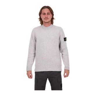 Stone Island Homme, Pulls, Gris, Taille: XL Pull Col Rond