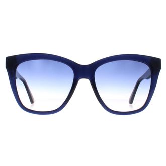 Calvin Klein Quadrat Damen Blau Farbverlauf CKJ22608S