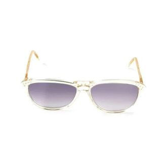 Saint Laurent Pre-owned Acetat sonnenbrillen - - Pre-owned - Damen - Wei&szlig; - ONE SIZE