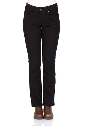 Mustang Jeans Damen Julia Straight Jeans, Midnight Black 490, 28W / 30L