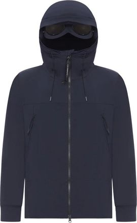 C.P. Company C.p. Company, Homme, Vestes, Bleu, Taille: S Hooded Zip Jacket