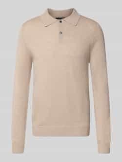 Christian Berg Regular Fit Poloshirt aus Woll-Mix
