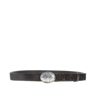 Brunello Cucinelli Texture leather belt Man 100