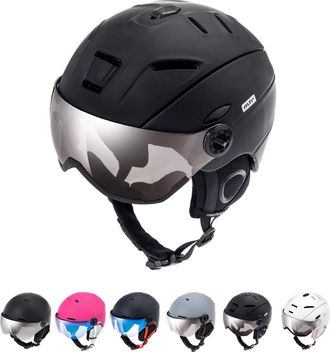 Meteor Skihelm Kinder Snowboard Helm Herren Ski Helmet fur M&auml;dchen Jungen Skihelm Damen