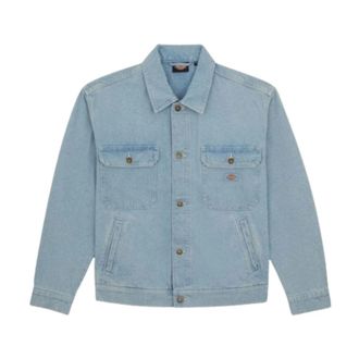 Dickies Homme, Vestes, Bleu, Taille: XS Veste en Jean Vintage Bleu