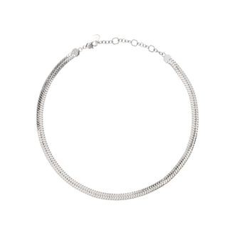 Breil Juwel Sammlung GLEAM, HALSKETTEN aus DAMEN in STAHL Farbe SILVER messen 41,6 - TJ3291