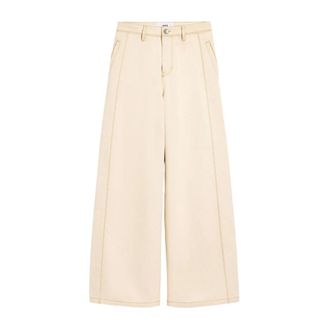 Ami Weite Hosen - - Trousers - Damen - Beige - W27