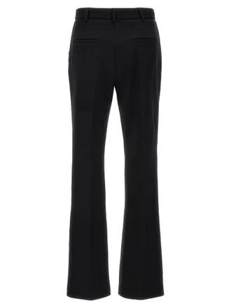 Sportmax Womens Black Cotton Casual Pants