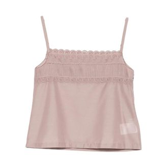 Low Classic Besticktes Detail-Oberteil - - Tops - Damen - Rosa - L