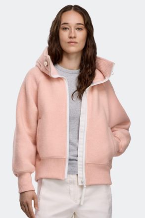Canada Goose Chilliwack Fleece-Bomberjacke mit White Disc
