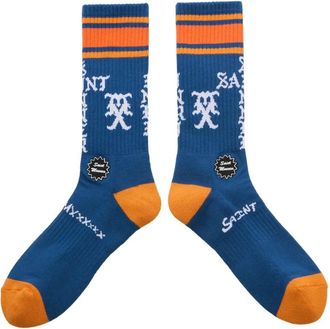 Saint Mxxxxxx chaussettes à détails rayés - Bleu