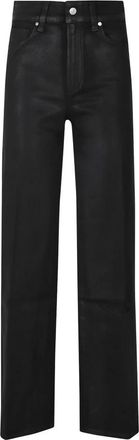 Paige Sasha Wide Leg Jean - - Trousers - Damen - Schwarzk - W26