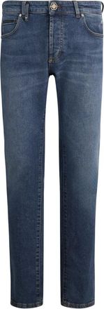 Philipp Plein Homme, Jeans, Bleu, Taille: W32 Super Straight Cut Jeans Basic