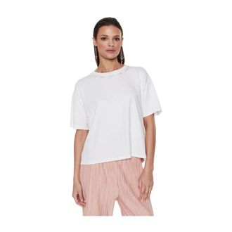 Liu Jo Kurz&auml;rmeliges T-Shirt - - Tops - Damen - Wei&szlig; - M