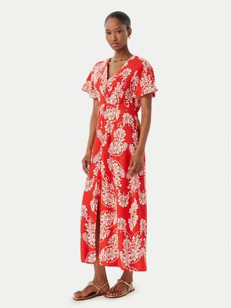Lola Casademunt Sommerkleid LS2616137 Hellrot Regular Fit