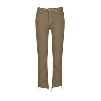 Mother Damen, Hosen, Braun, W24Größe