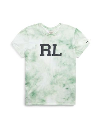 Ralph Lauren BLEACH-PRINT RL JERSEY CREWNECK TEE