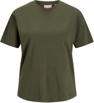 Jack & Jones Jxanna Reg SS Every Tee JRS Noos T-Shirt, Feuille de Raisin/détail : Logo Rosin, Femmes