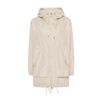 Moncler Parka Jacke - - Coats - Damen - Beige - S