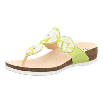 Think Damen Julia Nachhaltige Zehentrenner, Limone Kombi 6000, 41 EU