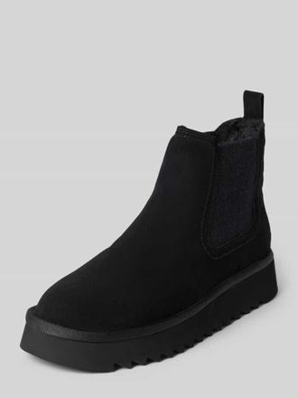 Tamaris Boots aus Rindsnappa mit Profilsohle