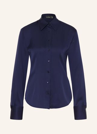van Laack Van Laack Hemdbluse Vl-Uliz-Xx Mit Seide blau