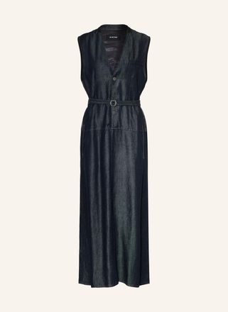 G-Star Kleid Im Materialmix blau